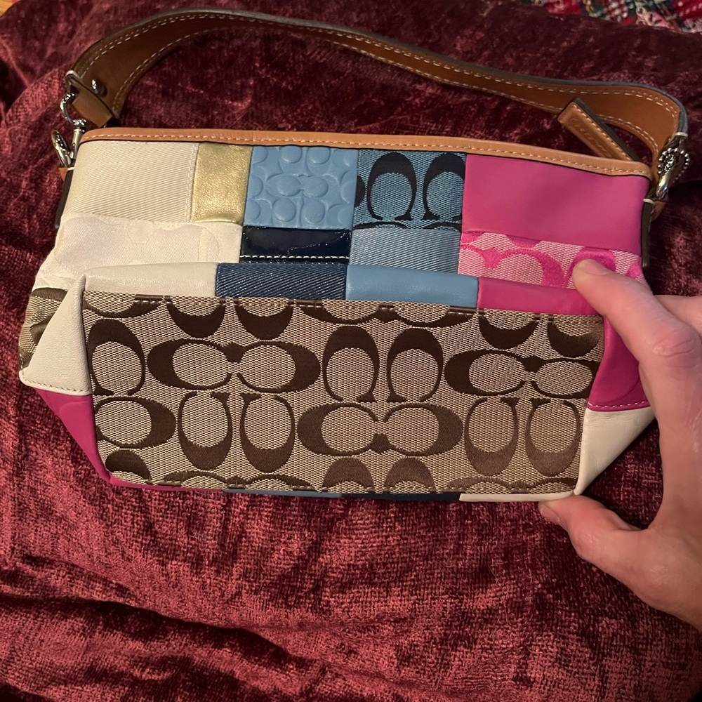Coach Signature Patchwork Collection Bag - Gem